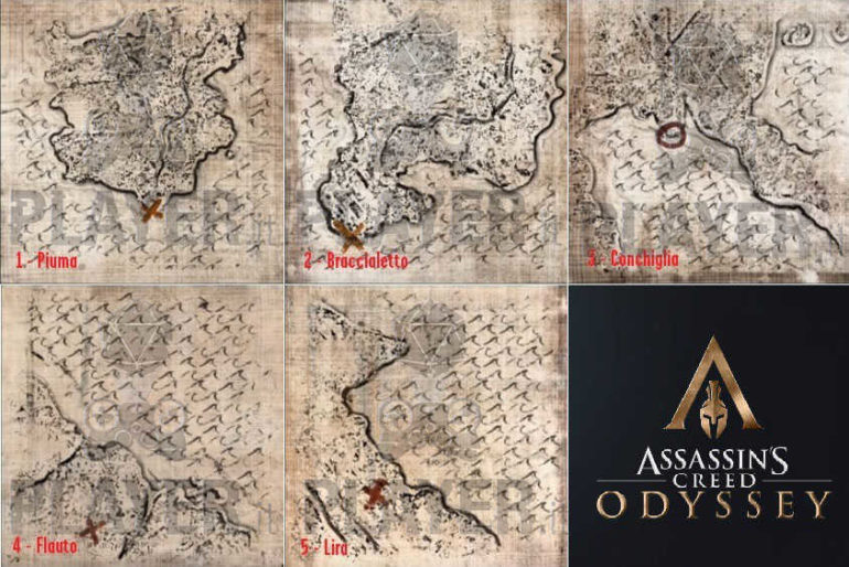 Assassin's Creed: Odyssey - Guida alle mappe di Xenia - Player.it