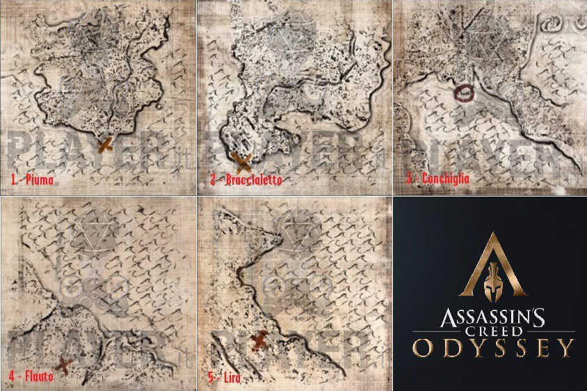 Assassins Creed Odyssey Guida Alle Mappe Di Xenia Player It