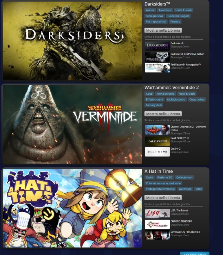 Steam Play Next: Valve vuole imitare gli algoritmi di Netflix - Player.it