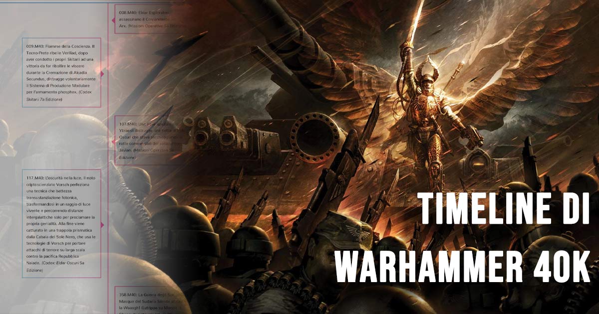 La cronologia degli eventi di Warhammer 40.000 | Timeline - Player.it