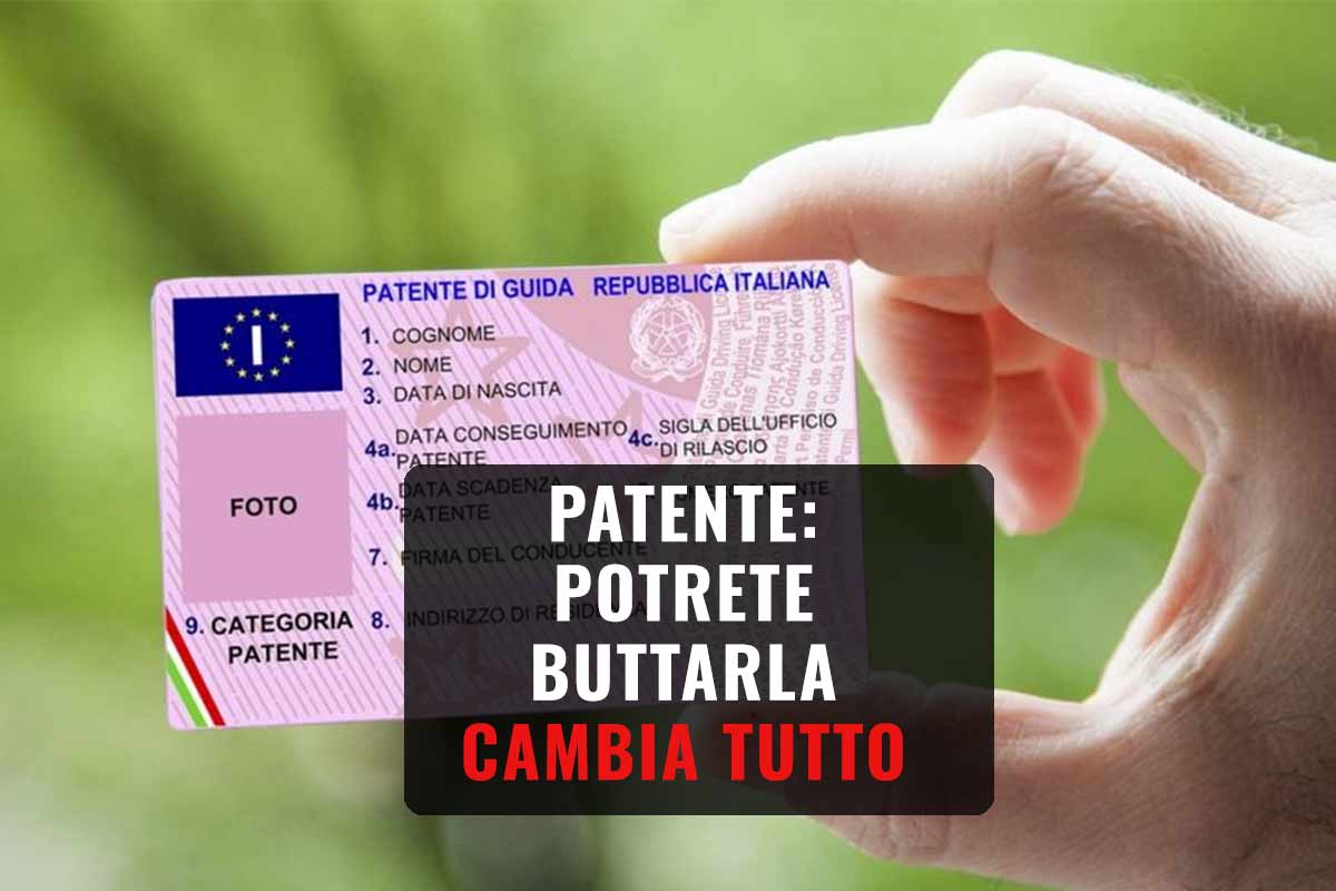 Patente di guida italiana: stravolta, cambia tutto | Potrete anche ...