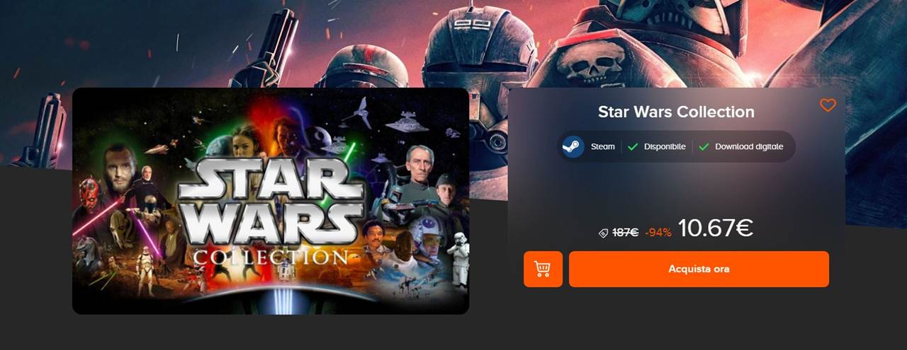 La Star Wars Collection, raccolta da ben 15 titoli, scontata a una ...
