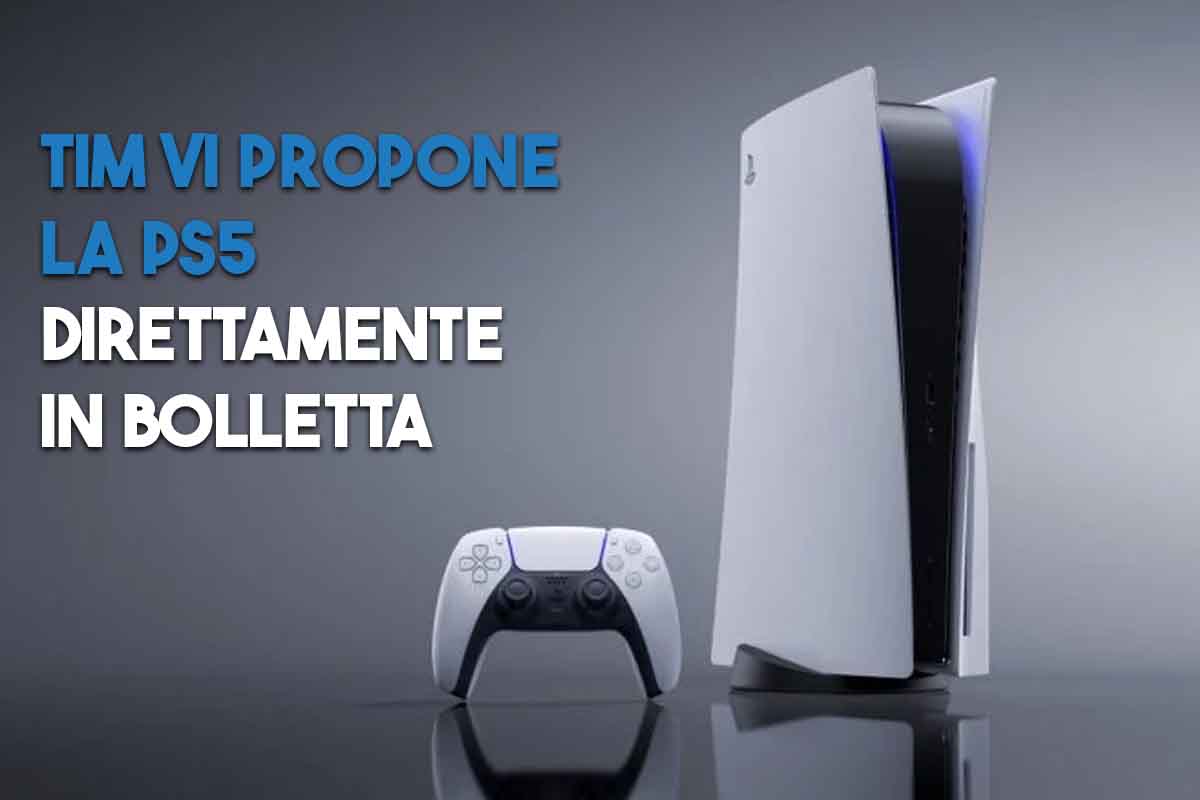 TIM lancia la nuova offerta di PS5 direttamente in bolletta con una ...
