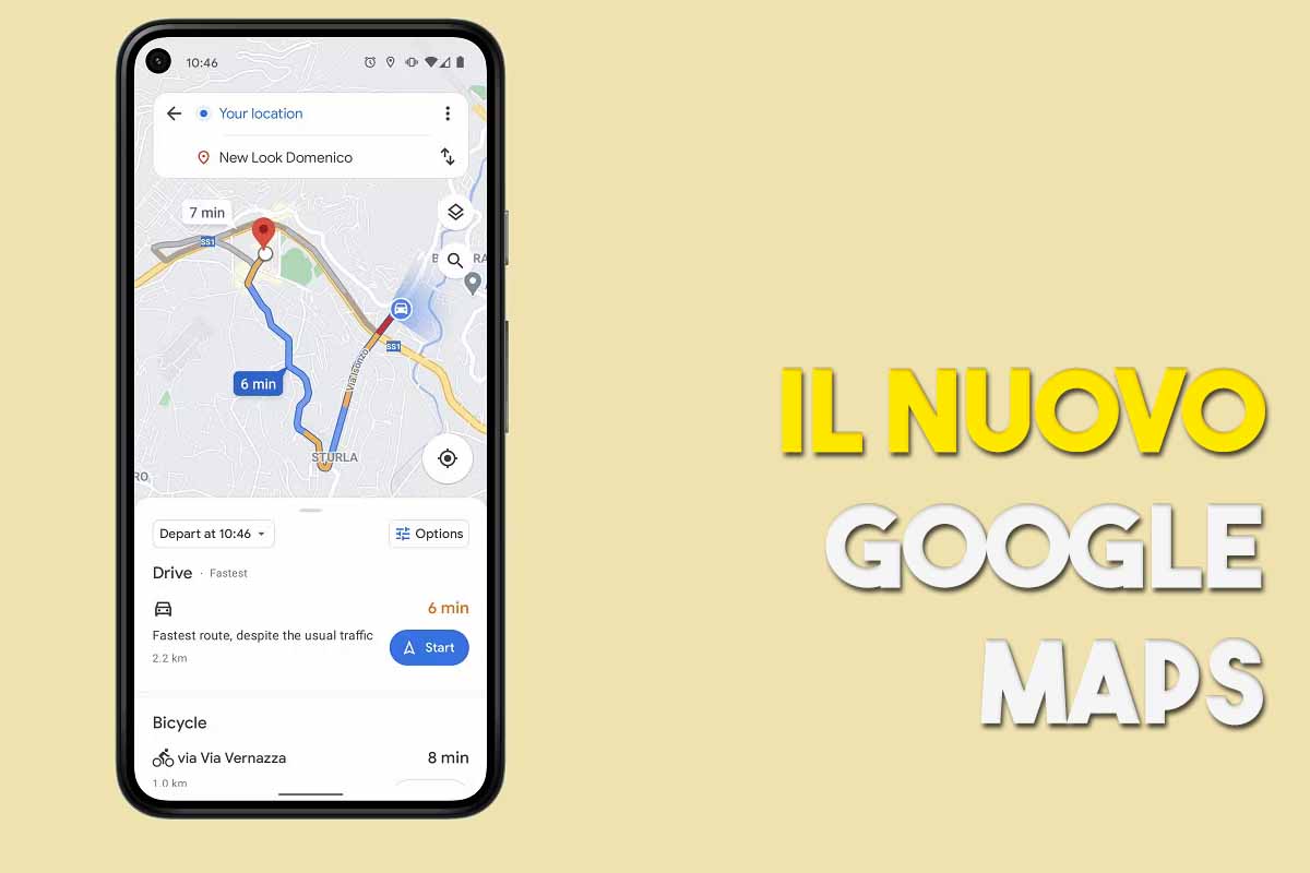 Google sta rimaneggiando l'interfaccia di Google Maps, finalmente ...