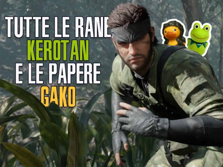 Metal Gear Solid DELTA | Dove trovare TUTTE le Papere Ga-ko e le Rane ...
